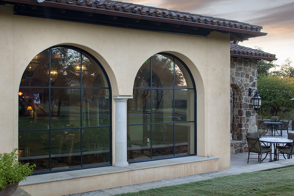 Arched Window Walls (Fixed, Transom, with Site Lites) - Rehme Steel ...